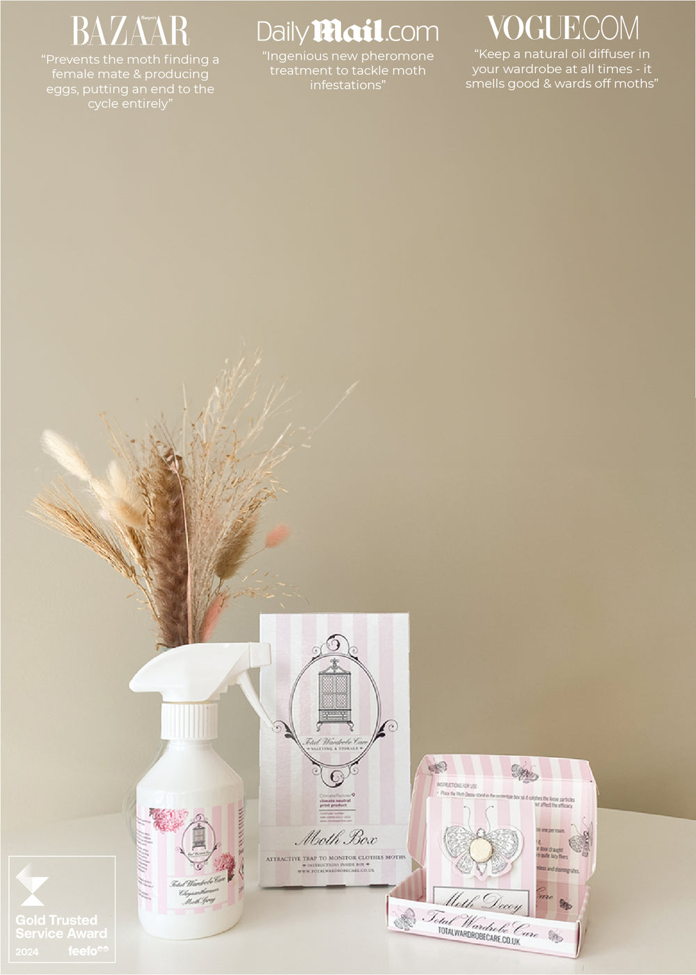 Natural Moth Prevention Products | Total Wardrobe Care